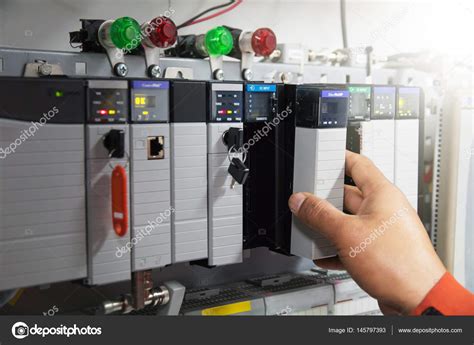 Controlador Lógico Programable Plc Fotografía De Stock © Xmentosys