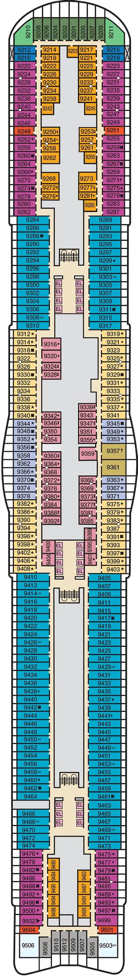 Detailed Carnival Celebration Deck Plan Cruise Deck Info