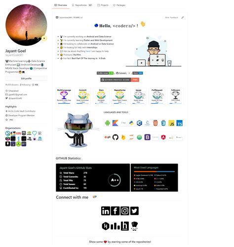 Github Vonhyou Awesome Github Profiles List Of Github Profiles That Have Awesome