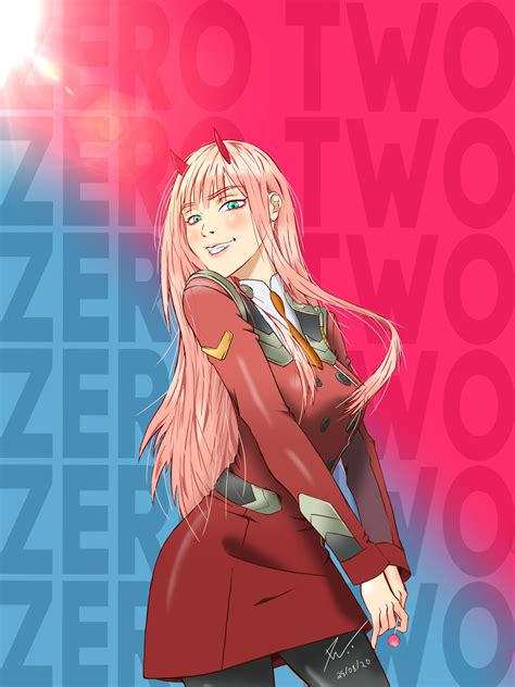 ZERO TWO Fan Art Pedro Wallace
