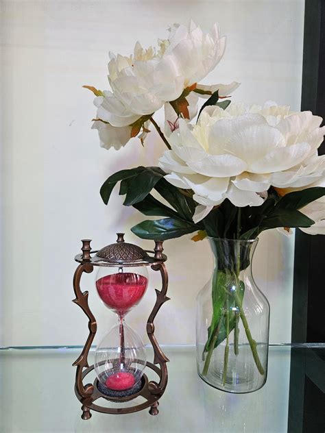 Vintage Antique Brass 5 Minute Sand Timer Nautical Decor Collectible