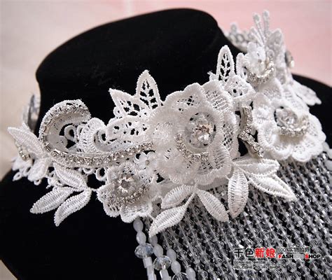 Buy Wholesale Elegant Shining Rhinestones Crystal Lace Flower Tassel