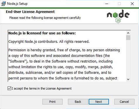 Как установить node js на windows 10
