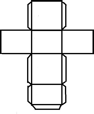 Cube Net Template ClipArt Best