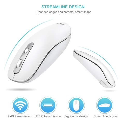 Buy USB C Wireless Mouse Jelly Comb 2 4G Wireless Mouse Type C Computer Mice With Nano USB And