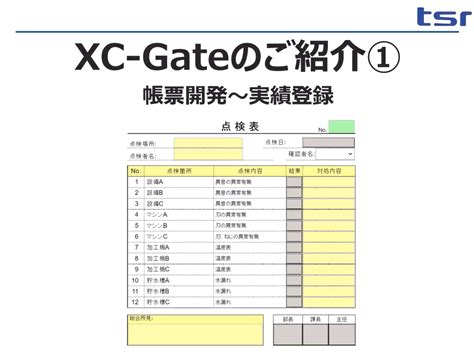 帳票電子化ソリューション XC Gate 東京システムリサーチtsr