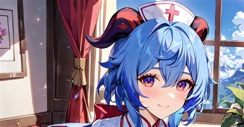 甘雨原神 【原神】甘雨（ナース服のすがた） 馳 修瑛のイラスト Pixiv