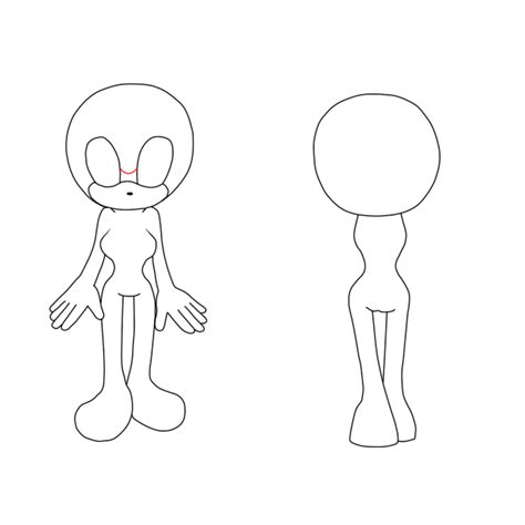 Sonic Girl Reference Base Sonic Bases Photo 27495994 Fanpop