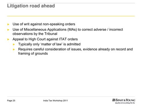 Ppt Tax Litigation In India Ey India Powerpoint Presentation Free Download Id 7748804