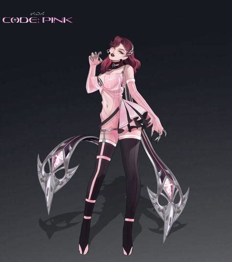 Kda Code Pink Concept Art By Richydraws ♡ These Are So Gorgeous It