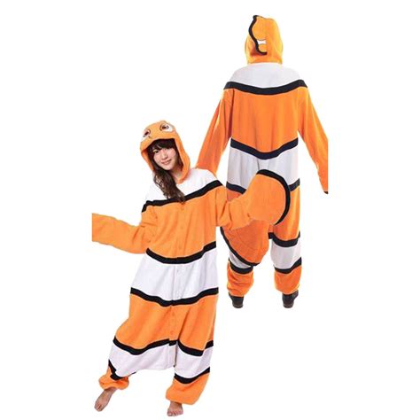 Pijama Nemo Macacão Adulto Promoção Kigurumi Nemo Disney Procurando