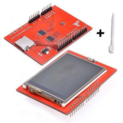 Display Lcd Tft Touchscreen Shield Para Arduino Caneta
