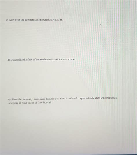 Solved 13 Quasi Steady State Approximation Giant