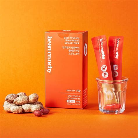빈크런치 땅콩버터 스틱 10개입