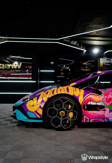 Lamborghini Huracan Tecnica Pop Art Wrap WrapStyle