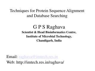 PPT Protein Identification By Sequence Database Search PowerPoint