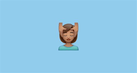 💆🏽‍♀️ Mulher Recebendo Massagem Facial Pele Morena Emoji On Whatsapp 2