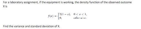 solved for a laboratory assignment if the equipment is