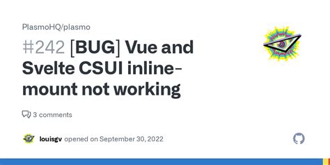 Bug Vue And Svelte Csui Inline Mount Not Working · Issue 242