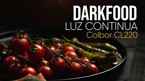Fotografia De Alimentos 🍔 Esquema De Una Luz Darkfood Nueva Led