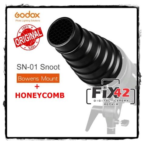 Jual Godox Sn01 Bowens Mount Snoot Honeycomb Grid Light Beam Tube Original Shopee Indonesia