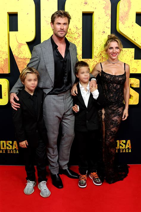 Hijos De Chris Hemsworth El Hijo De Chris Hemsworth Se Cuela En Su
