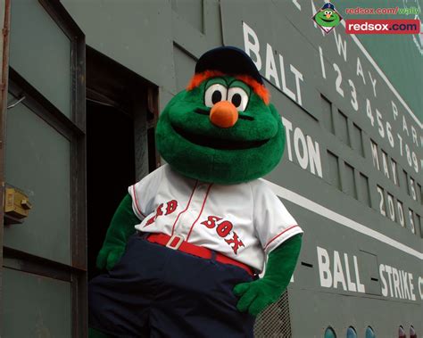 Wally The Green Monster Red Sox Mascot Costume Stolen From Fenway Park