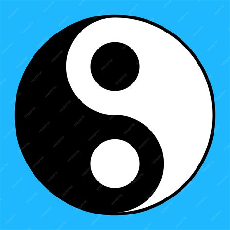 Premium Vector Chinese Yin And Yang Icon Aymbol