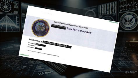 Us Navy Releases Uap Briefing Documents The Black Vault
