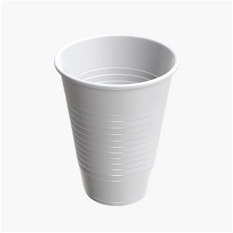 Plastic Cup Your Text Blue 3d Model 19 3ds Blend C4d Fbx Max