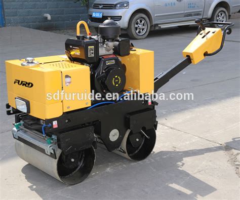 Pedestrian Roller Vibratory Mini Road Roller For Sale Fyl 800c High