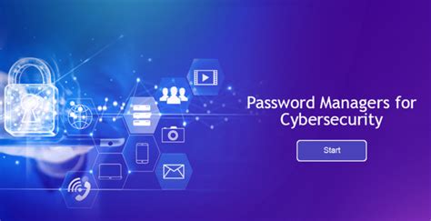 Password Managers For Cybersecurity Elearning