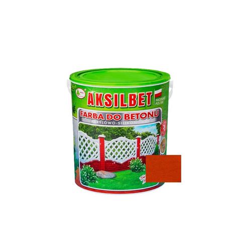 AKSILBET Farba Do Betonu CEGLASTY 5L