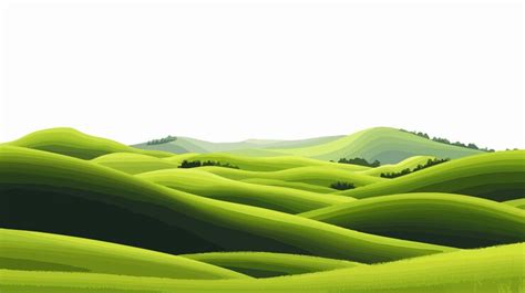 Modern 3d Field Vector Design With Smooth Cut And Paste Technique In White Background Premium