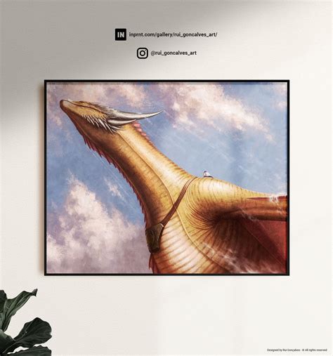 Aegon Targaryen Ii And Sunfyre Art Prints Artwork Selling Prints