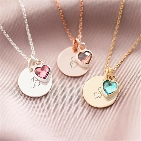 Pin By 카우타르 박지민 On Fashion Jewelry Necklace Initial Birthstone