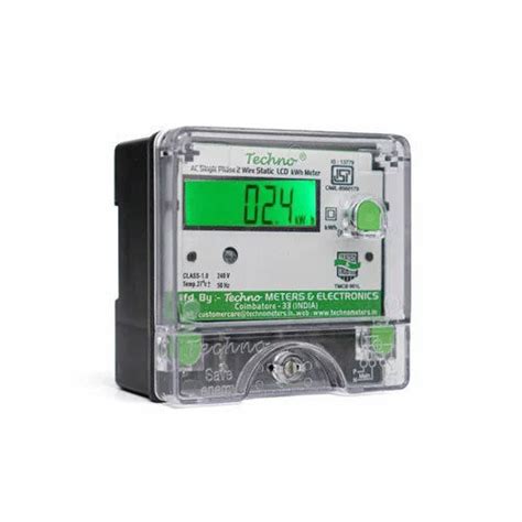 Black Single Phase Din Rail Mount Energy Meter At Best Price In