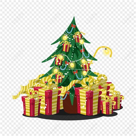 손으로 그려진 된 선물 매달려 장식 크리스마스 트리 램프 일러스트 축제 일러스트 사탕 일러스트 Png 일러스트 무료 다운로드 Lovepik