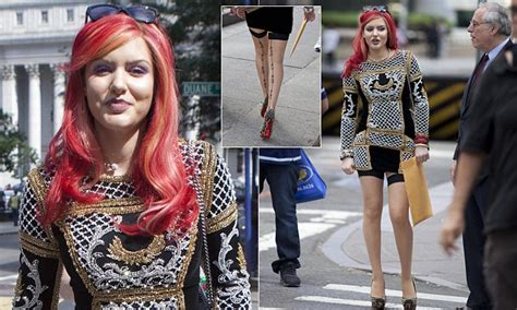 Gabi Grecko Parades Around Nyc In Cheeky Tease Me Stockings Daily