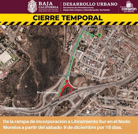 Anuncian El Cierre Temporal De Rampa En Bulevar Cuauhtémoc Ksdy 50