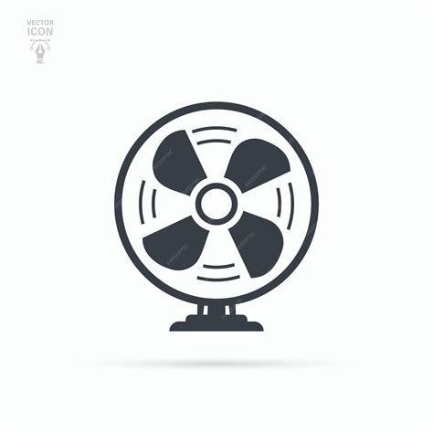 선풍기 아이콘 프리미엄 벡터
