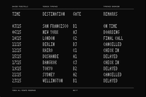 Tecnica Free Dot Matrix Display Font Behance
