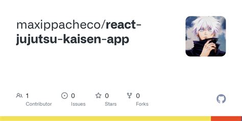 GitHub Maxippacheco React Jujutsu Kaisen App