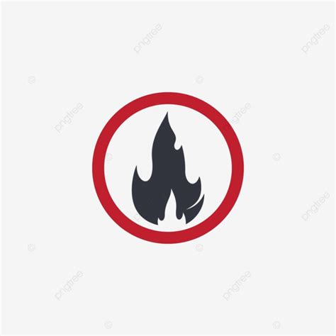 Fire Symbol Vector Icon Illustration Shape Wildfire Ignite Vector