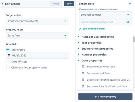 Edit Records Using Workflows