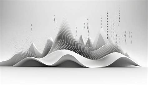 Sound Waves Dynamic Effect Illustration With Particle Wave Flow Ai