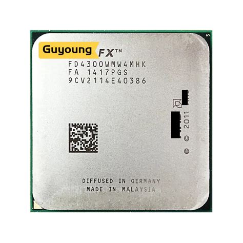 FX Series FX 4300 FX 4300 3 8 GHz Quad Core CPU Processor FD4300WMW4MHK