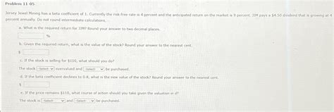 Solved Problem 11 05 ﻿percent Annually Do Not Round