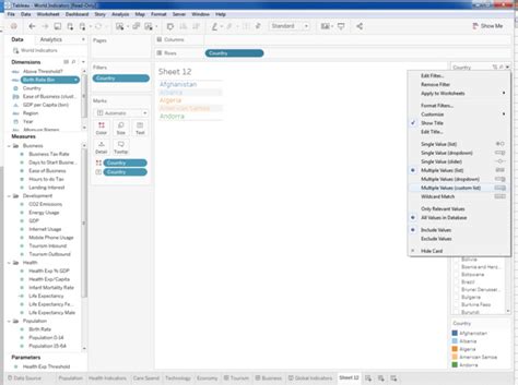 Multiple Wildcard Filters In Tableau