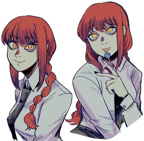 makima (chainsaw man) drawn by kuropin | Danbooru